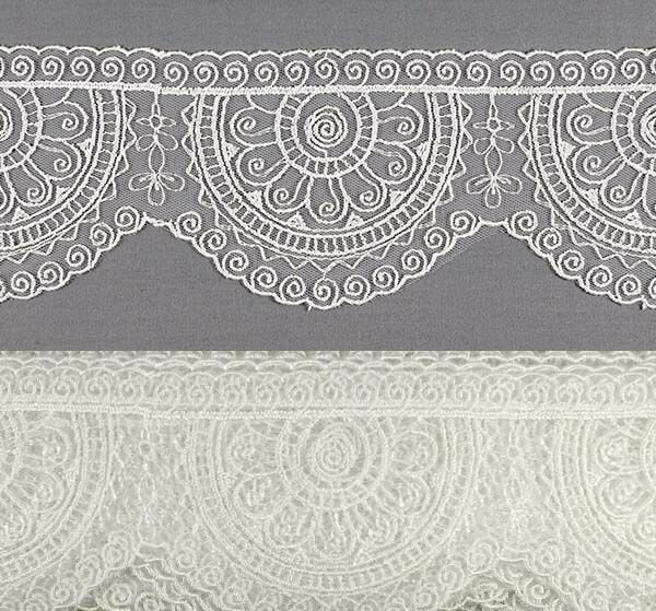 Кружево на сетке (метраж в каждой карточке товара)