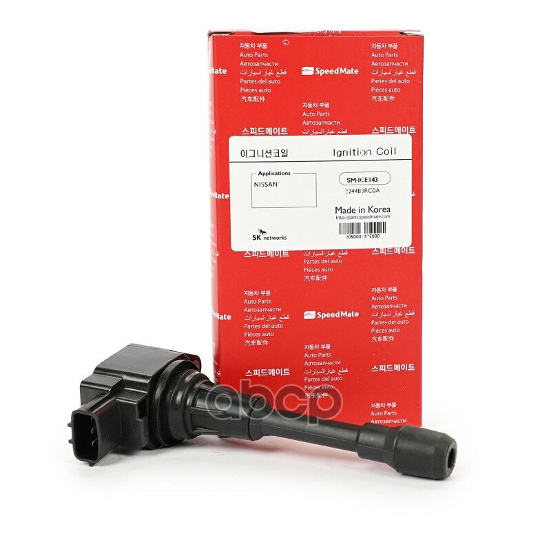 Катушка зажигания RENAULT Koleos (HY) NISSAN Note I (E11), NISSAN Qashqai Qashqai+2 (J10, JJ10), X-Trai SpeedMate арт. SM-ICE143