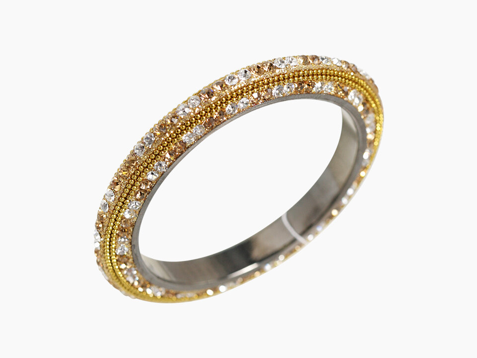 Браслет, стекло, хрусталь