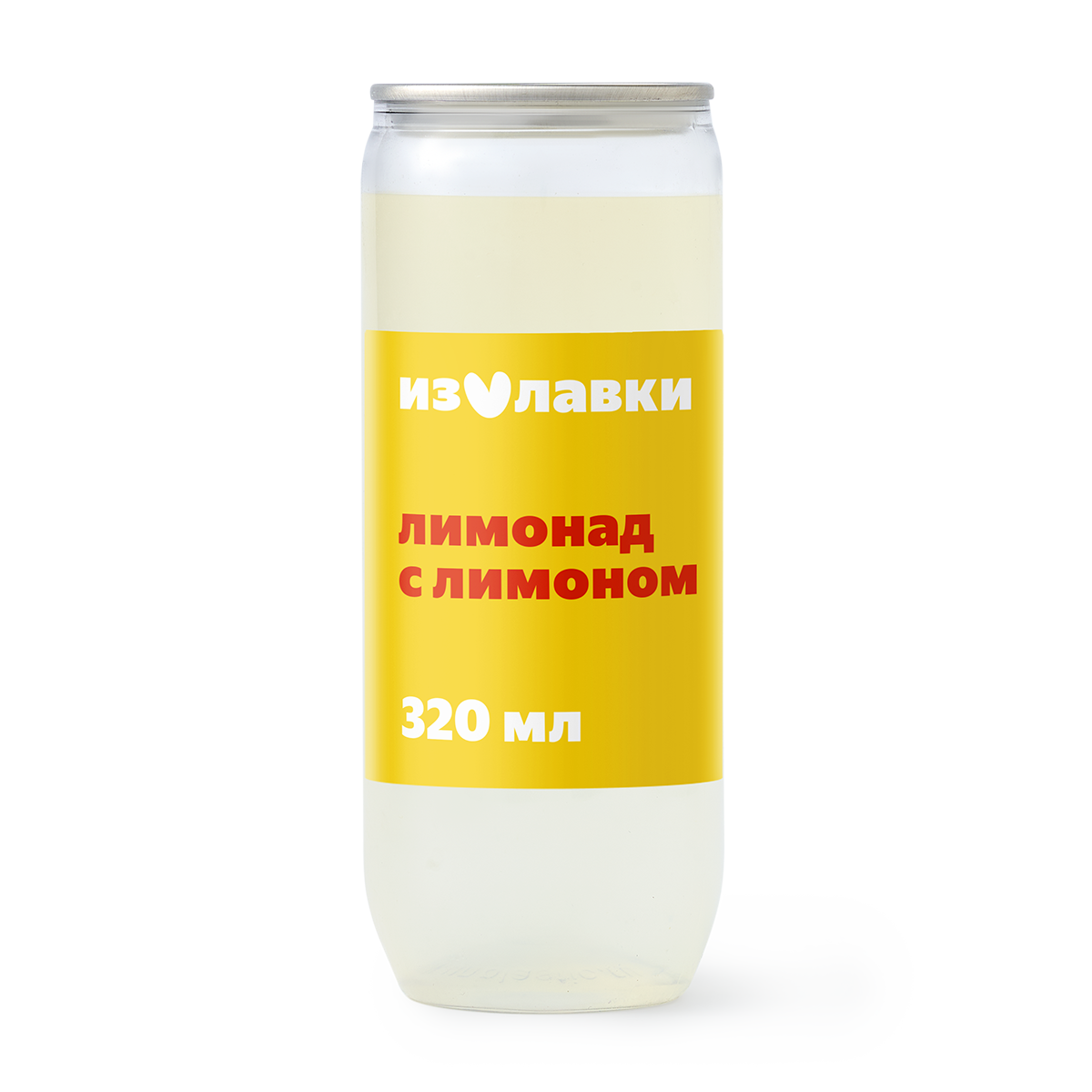 Лимонад "Из Лавки", с лимоном, 320 мл, в пластиковом стакане