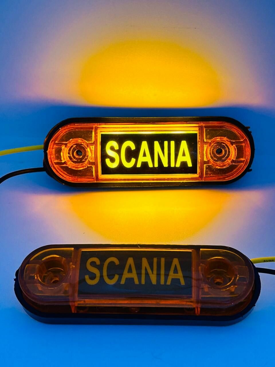 Указатель габаритов Scania Желтый 12-24V LED 2 шт