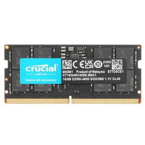 Модуль памяти 16GB Crucial DDR5 4800 SO DIMM