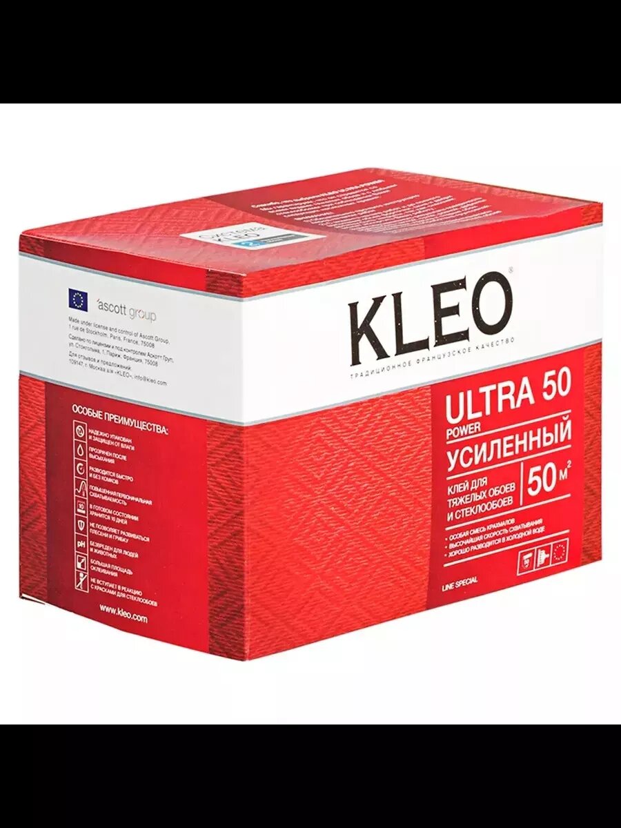 Клей для тяжелых обоев Ultra 50 м²