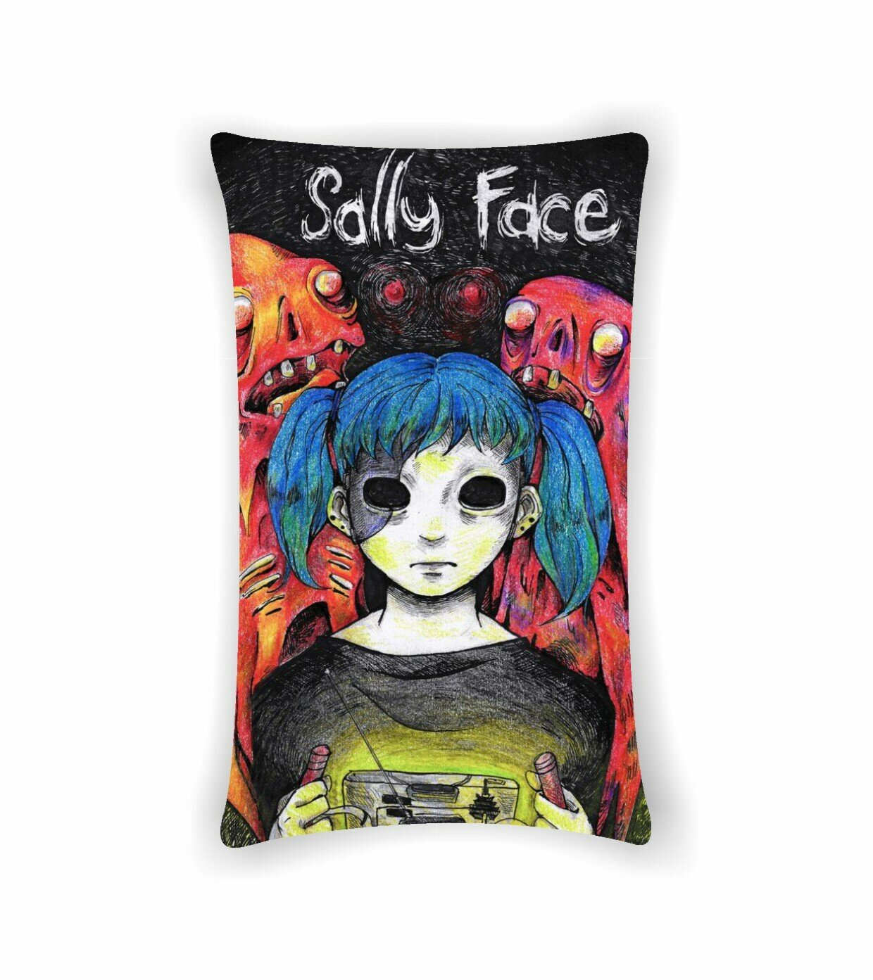 Подушка GOODbrelok Принт "Салли Фейс, Sally Face" - 3