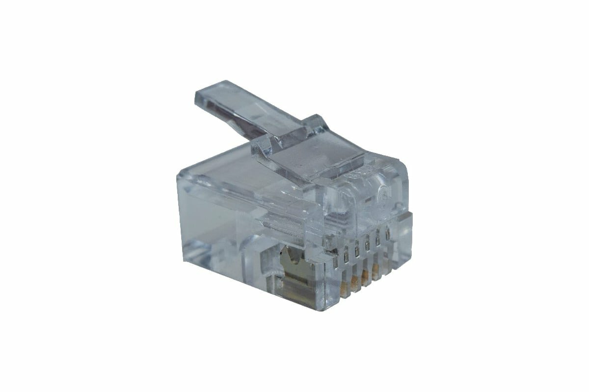 SUPRLAN Коннекторы 6P6C /RJ-11/ /100 pcs/ 10-0228