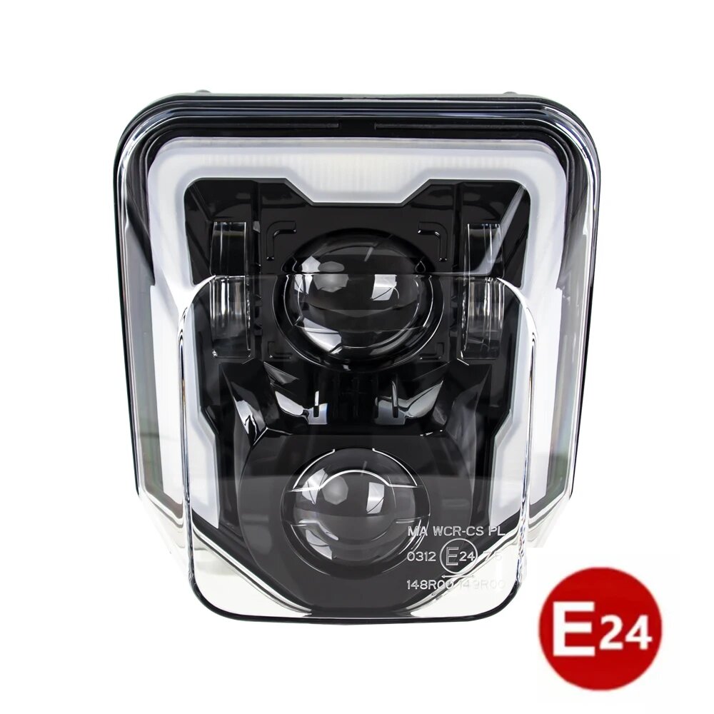 Мотоциклетная фара для Husqvarna 125 250 300 501 701 Supermoto 250i 300i FE250 FE350 FE450 Dirt Bike Enduro Light Фара Черный, just light