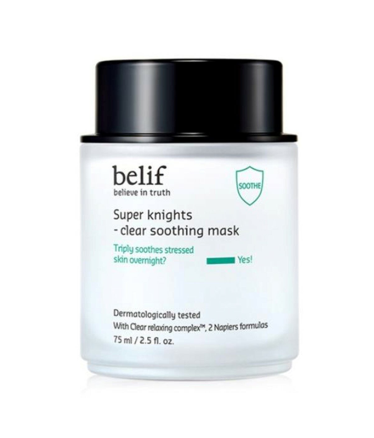 Успокаивающая ночная маска Belif Super Knights Clear Soothing Mask 75 мл