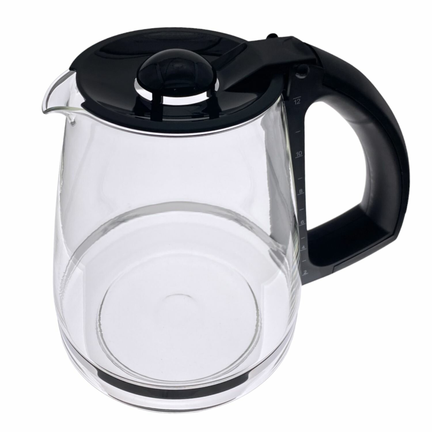 Колба c крышкой для кофемашины универсальная 180 мм