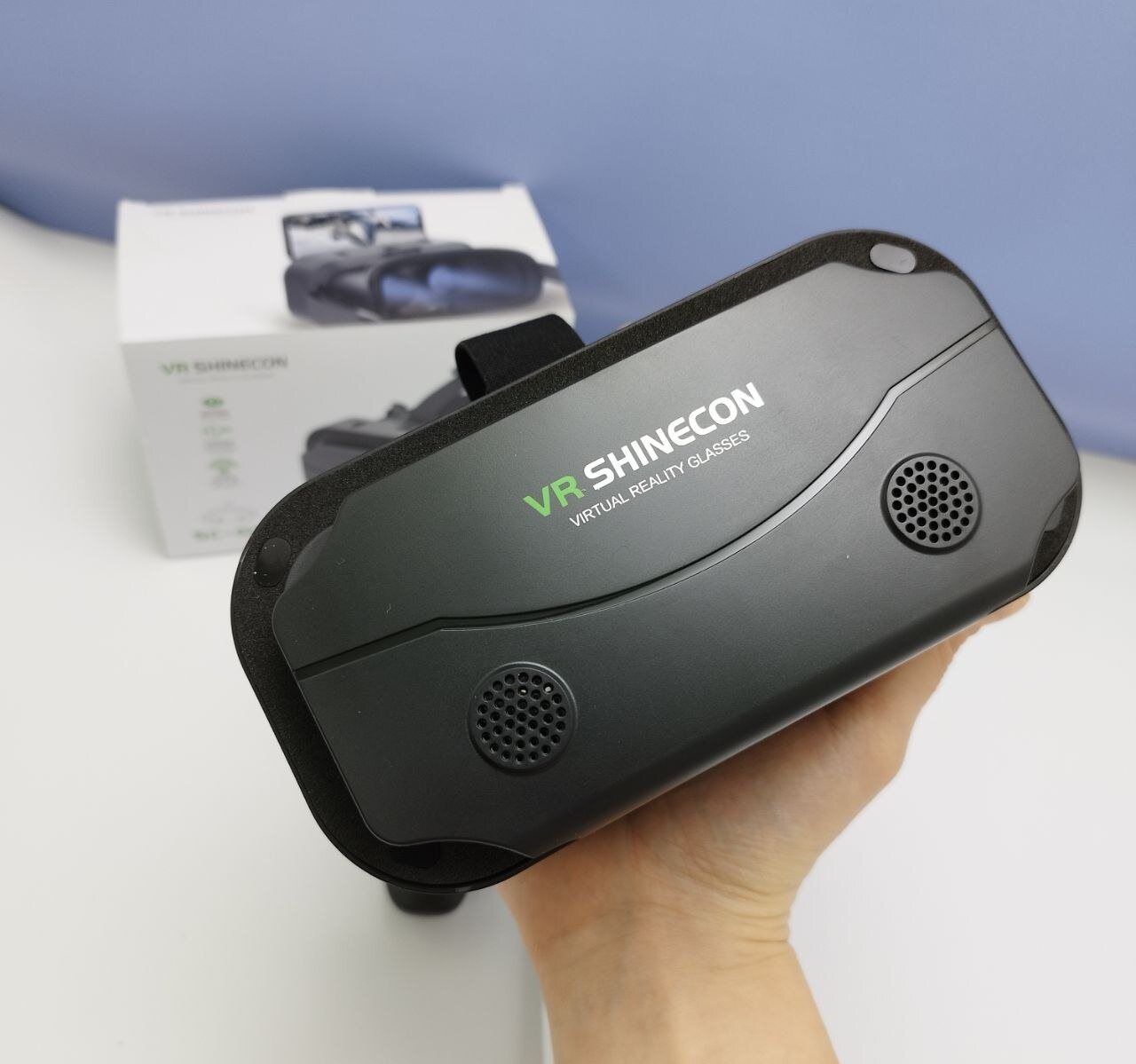 3D очки VR SHINECON G13 виртуальная реальность для видео и игр (Android, IOS), Черный