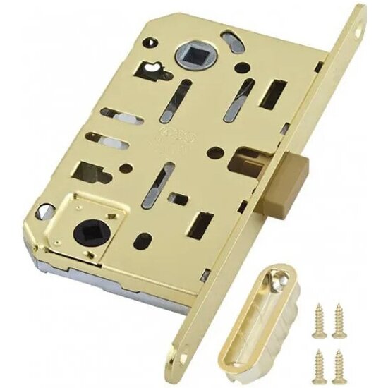 Защелка Agb сантехническая WC с ответной планкой Minima латунь