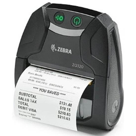 Принтер этикеток Zebra DT Printer ZQ320, Bluetooth, No Label Sensor, Outdoor Use, English, Group E