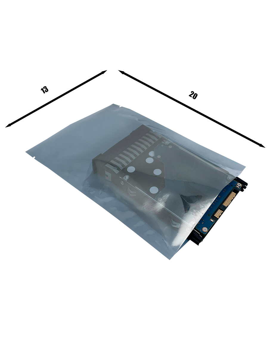 Антистатический пакет, размер 13x20 см, 30 шт в упаковке