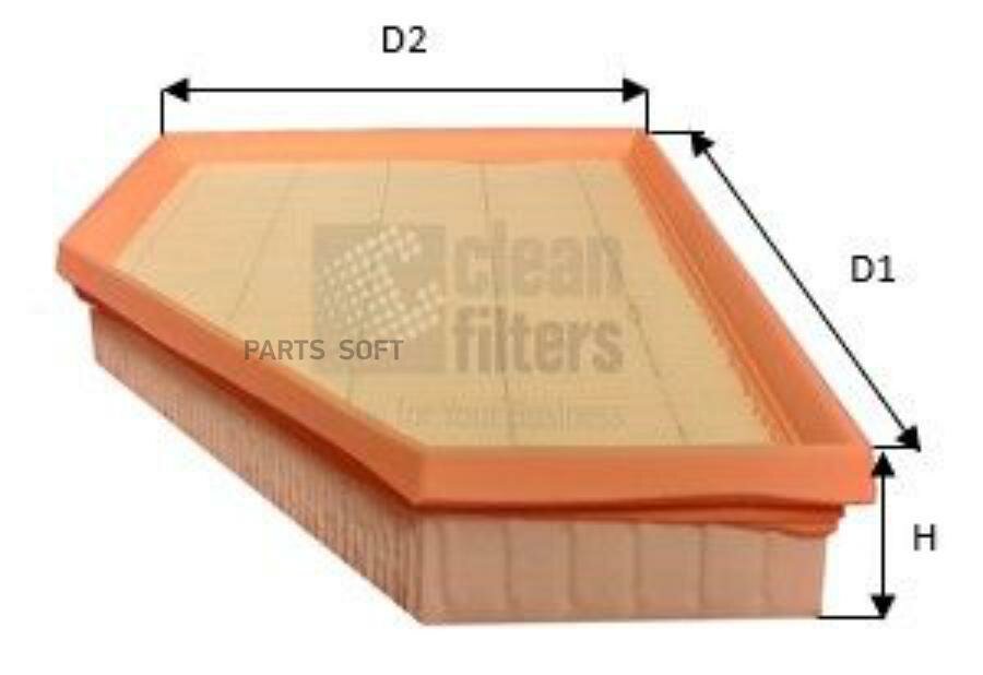 MA3495 CLEAN FILTERS Фильтр воздушный BMW 3-сер. (G20), 4-сер (G22) 1.8-2.0 18->