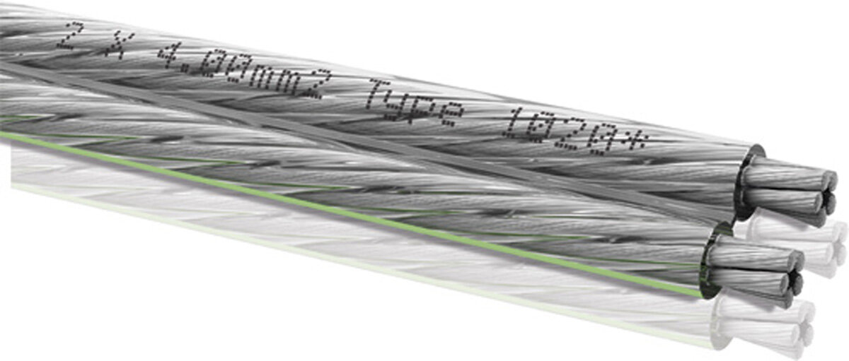 Excellence Silverline Cable, 2x4,0 mm2, 100m, D1C1020