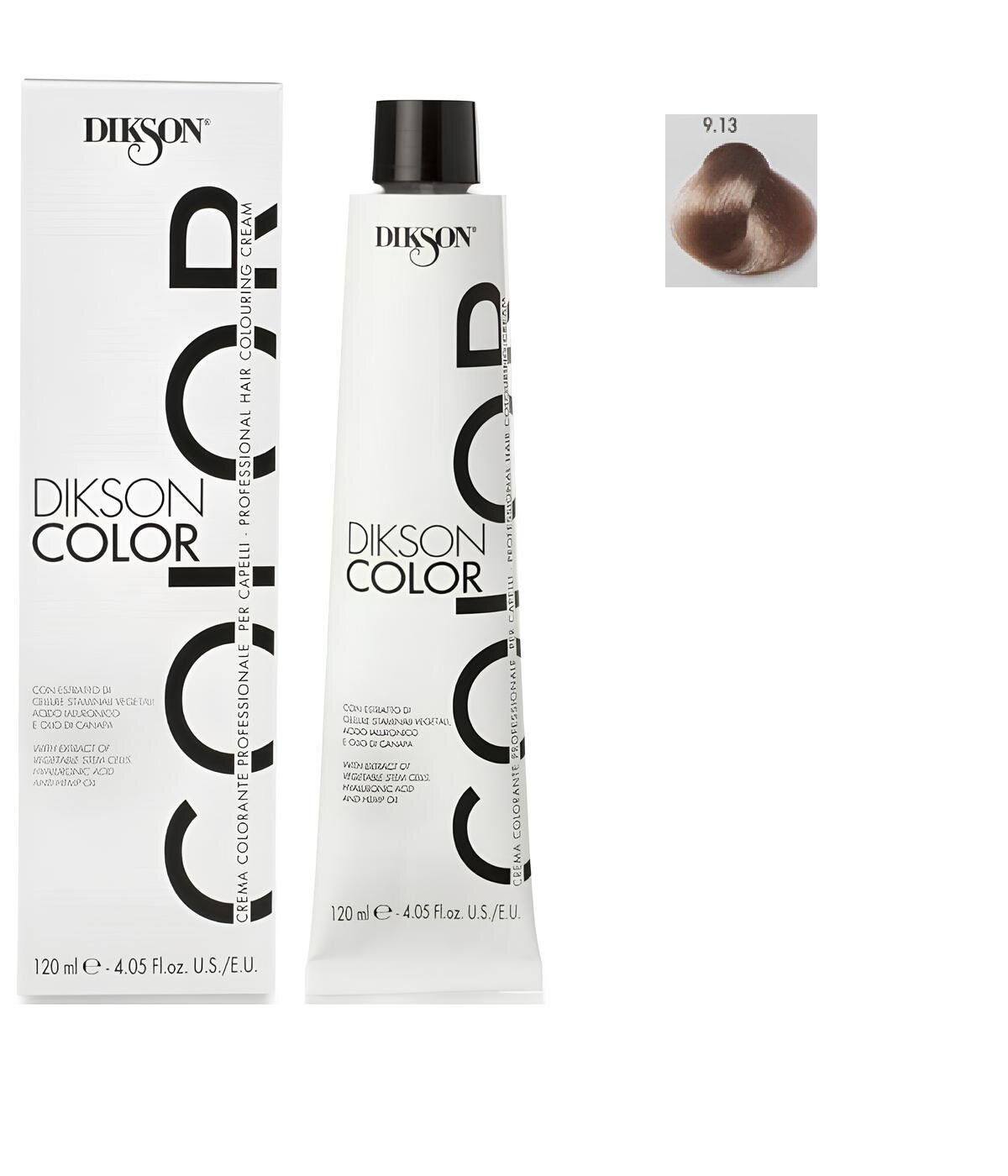 Краска для волос DC 9/13 супер светло-русый бежевый Dikson Biondo Chiarissimo Beige, 120 мл