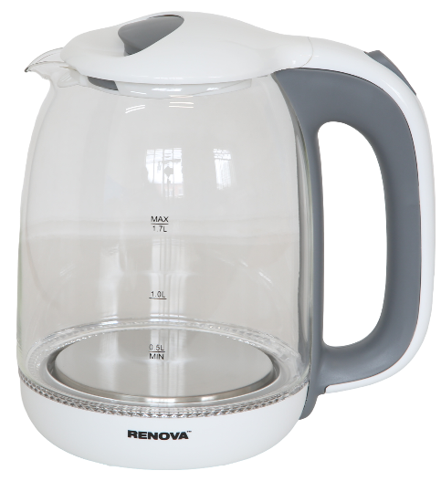 Чайник RENOVA KT17G-09W стекло