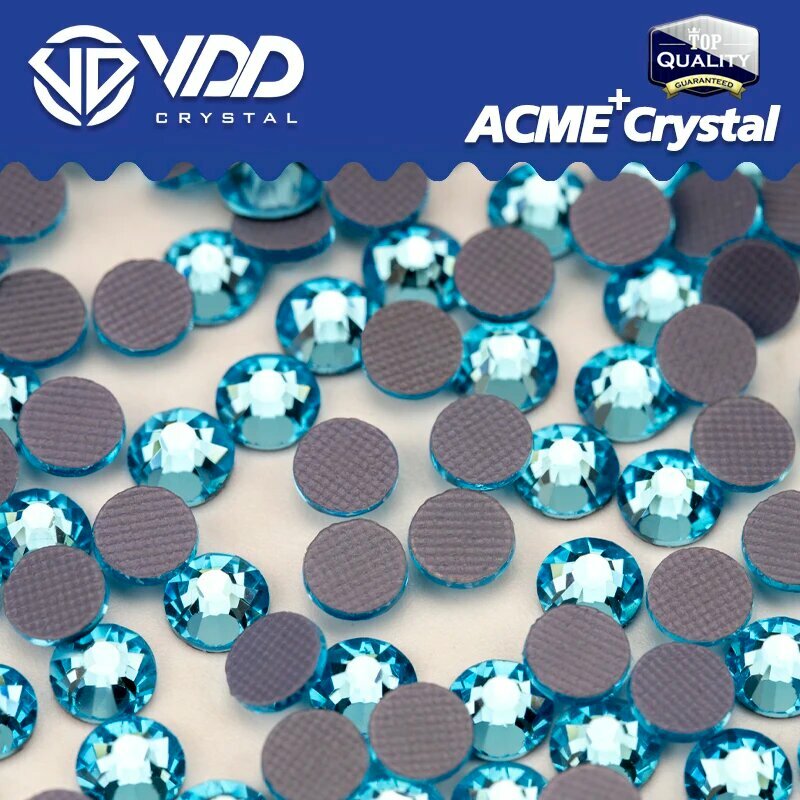 Стразы VDD AAAAA ACME+Series стеклянные Синий, SS16 - 1440Pcs, 027 Aquamarine