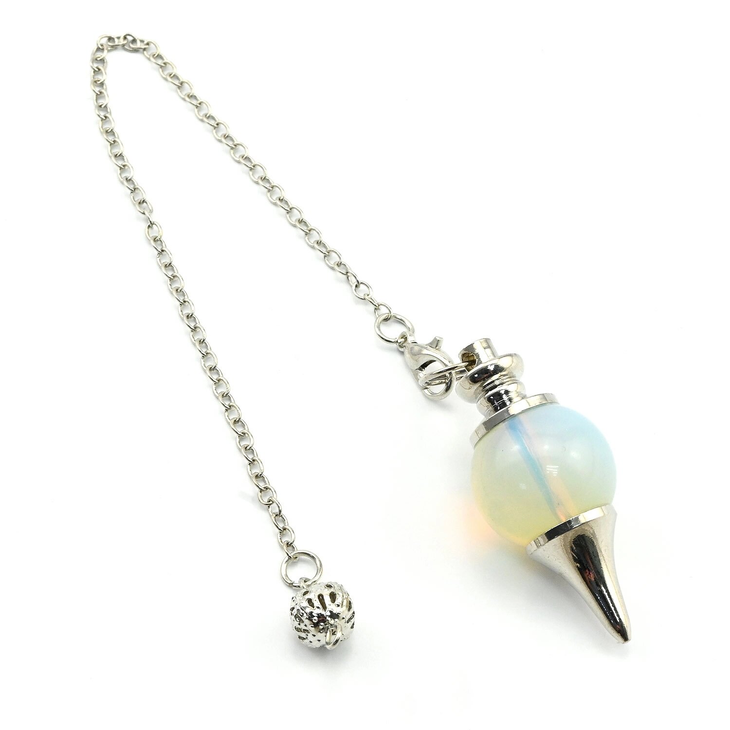 Маятник купол из лунного камня 18*18*41мм .