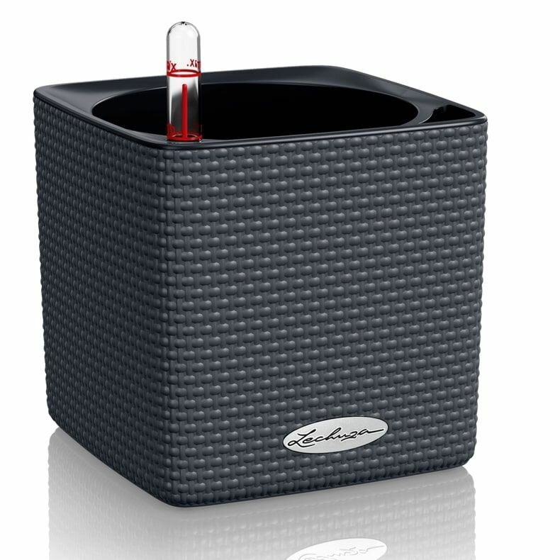 Кашпо/горшок для комнатных растений Кашпо Lechuza Cube Color 16 серый