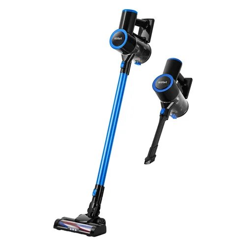 Ручной пылесос (handstick) KitFort КТ-5279, 200Вт, черный/синий