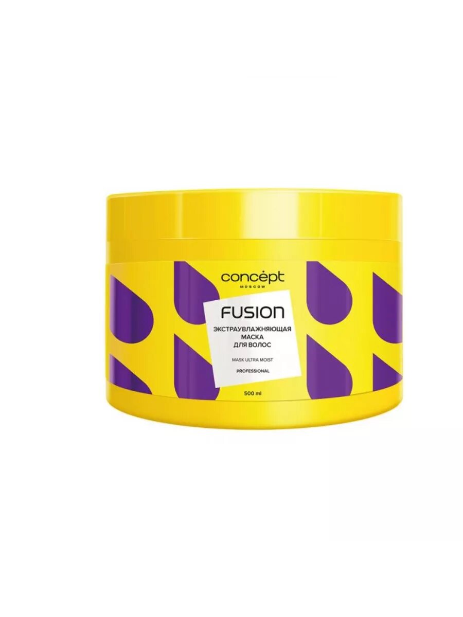 Маска для волос Concept Fusion Ultra Moist, экстраувлажнение, 500 мл