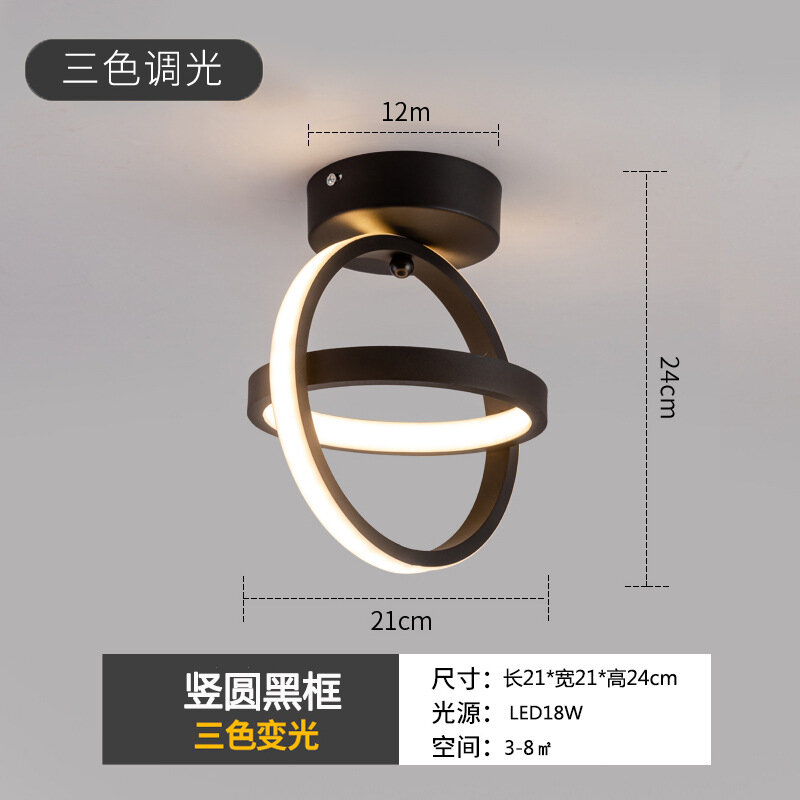 Горячая распродажаНастенный светильник, итальянский современный минималистичный входной светильник, светильник для спальни, лестницы, балкона, коридора, потолочный светильник, осветительный прибор