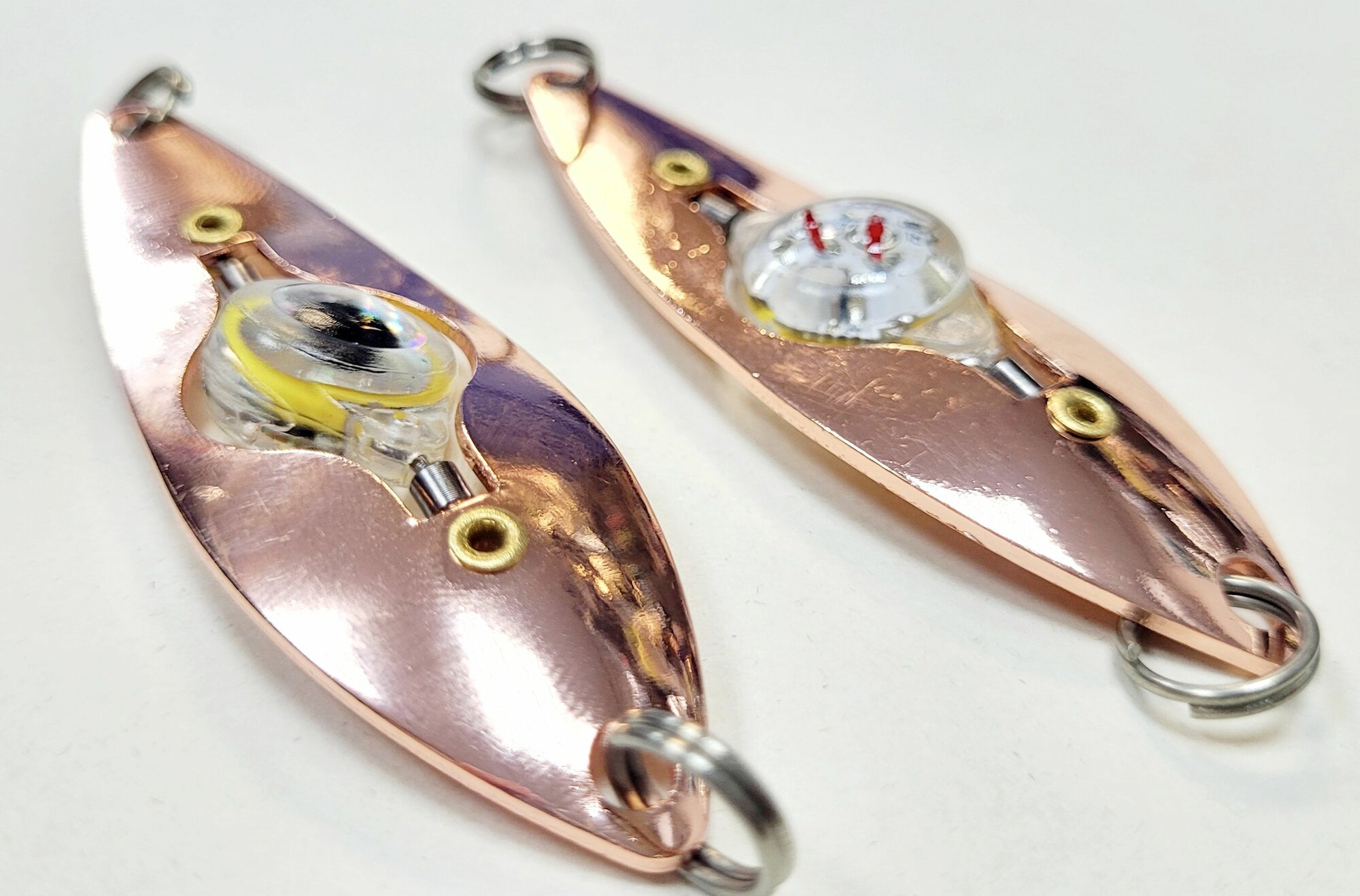 Блесна Booster JC медь вес 12 грамм 7 см, цвет триколор (2 штуки)