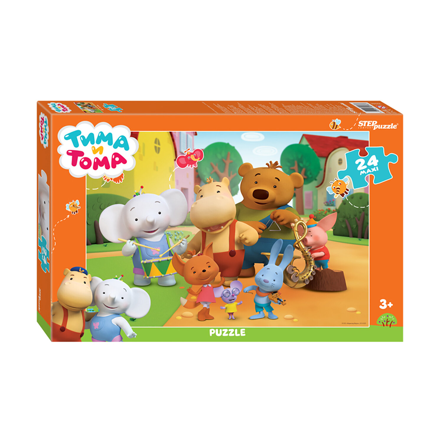 Напольная мозаика Степ Пазл Тима и Тома