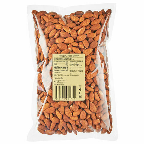 Миндаль жареный, семушка, 1 кг