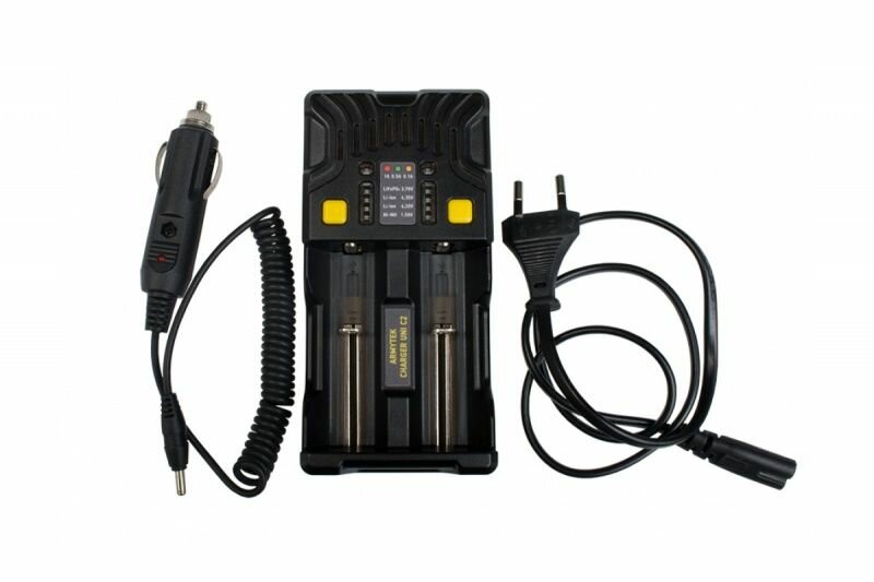Зарядное устройство Armytek Uni C2 универсальное на 2 аккумулятора