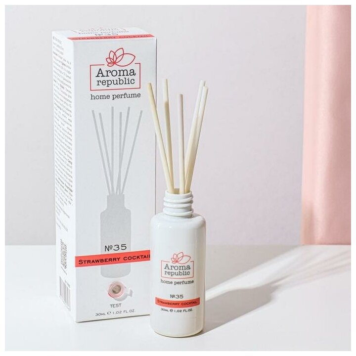 AROMA REPUBLIC Ароматический диффузор 30 мл, '№35, Strawberry cocktail' /20