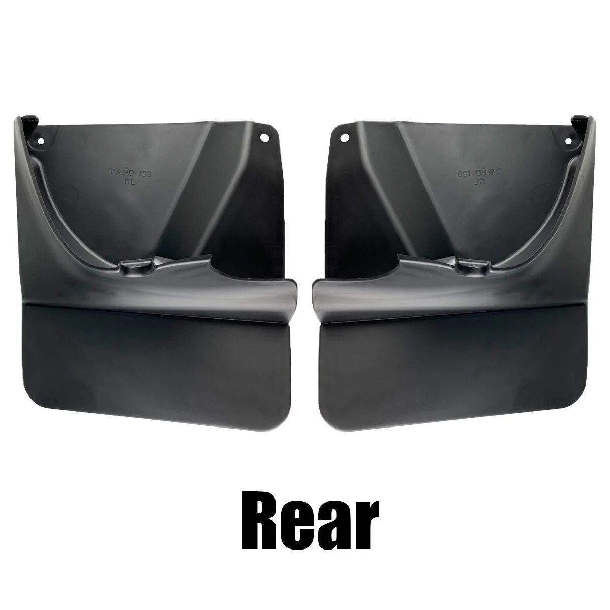 Брызговики задние для Toyota Land Cruiser Prado FJ120 2003-2009, Only Rear