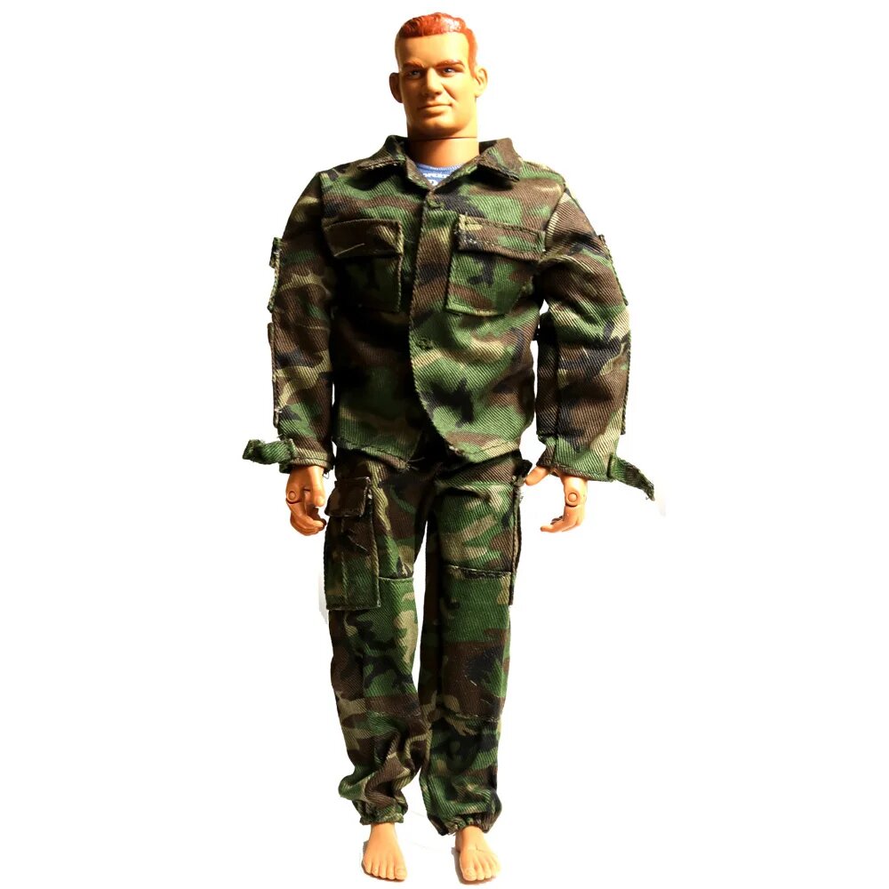 Куртка и брюки камуфляжные Woodland Suits 1:6