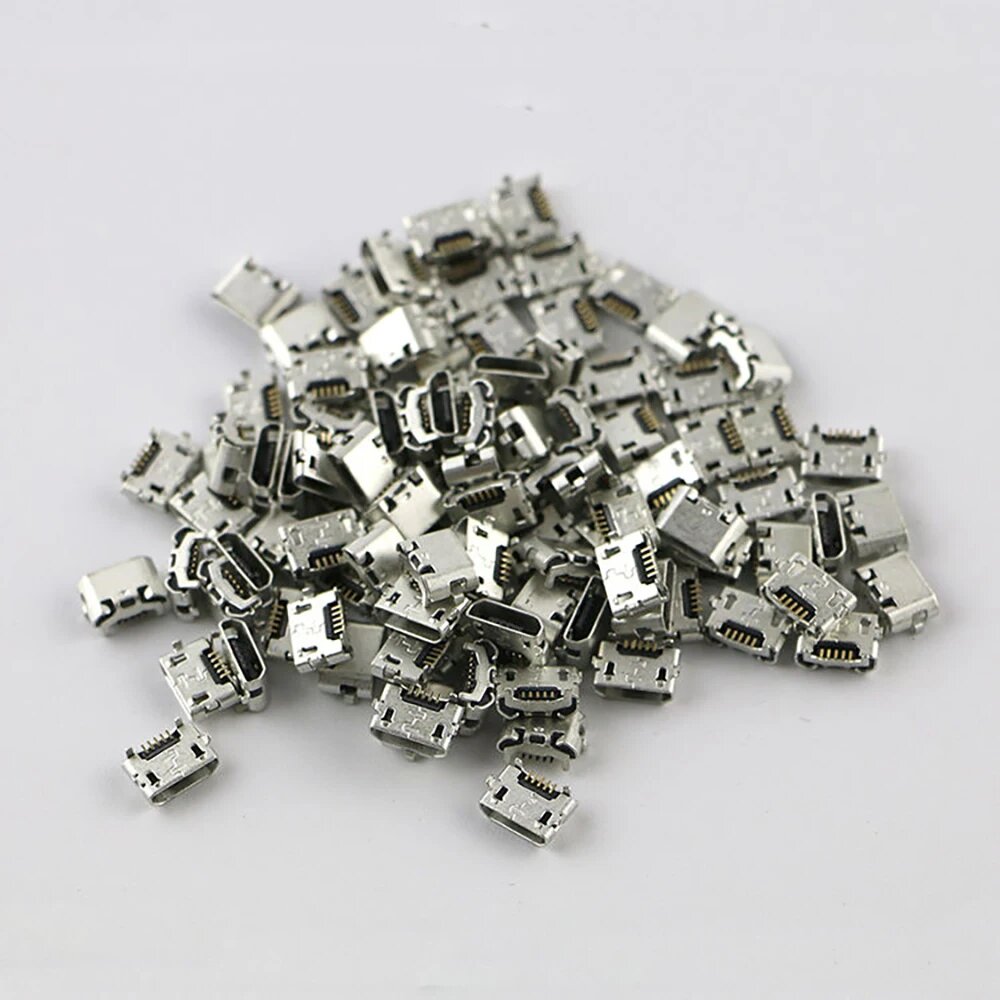 Запчасти для PS4: порты зарядки Micro USB (50 шт.)