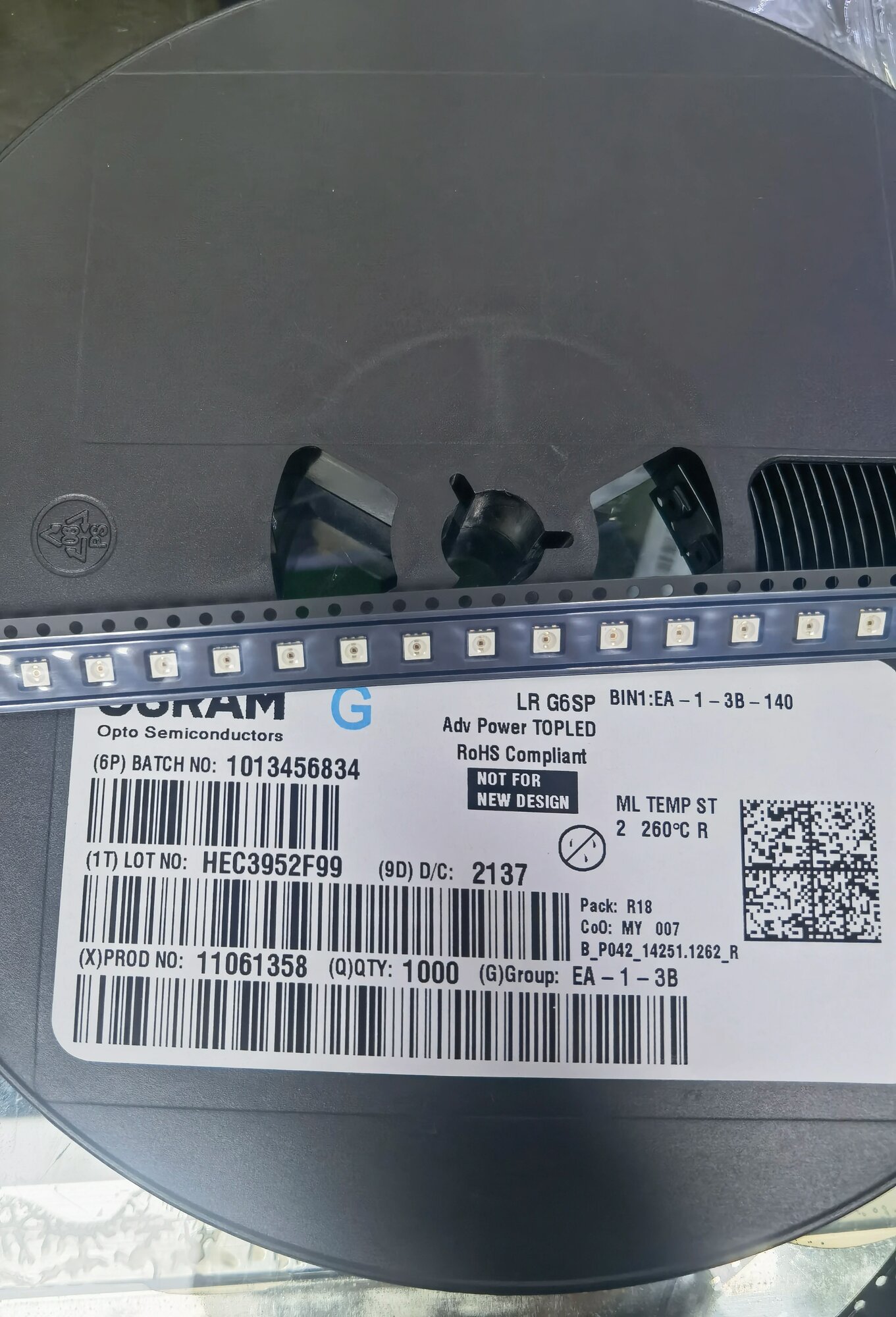 LRG6SP красный светодиод 10PCS