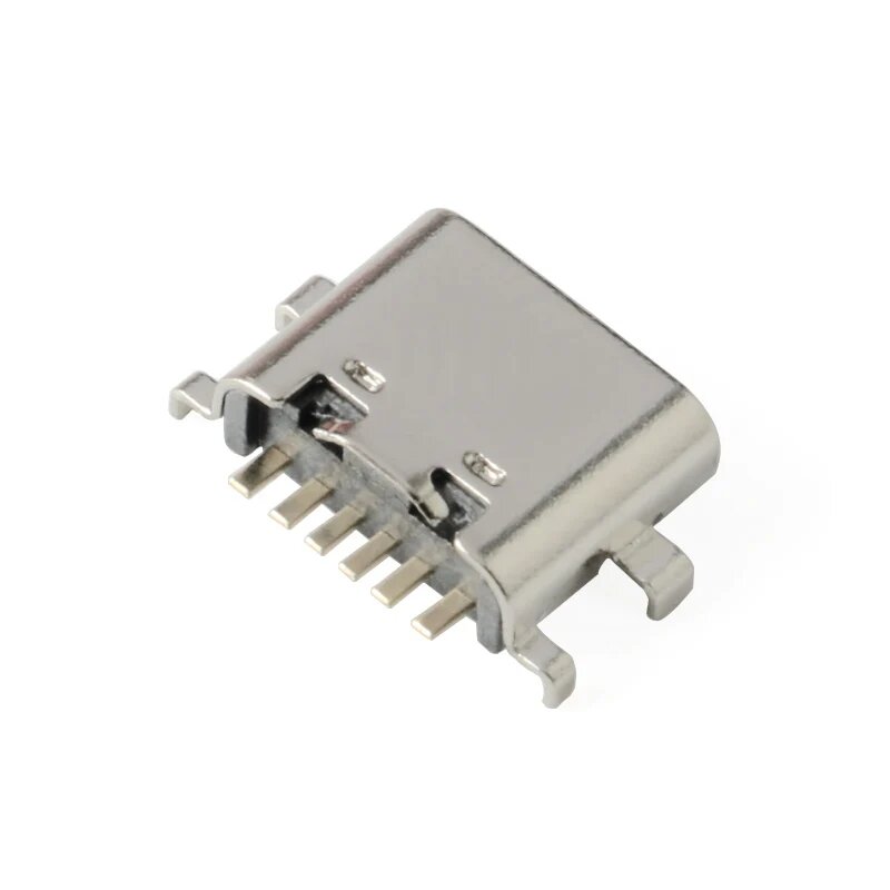 Разъем Micro USB Type-C 1.6mm, черный — фото 1