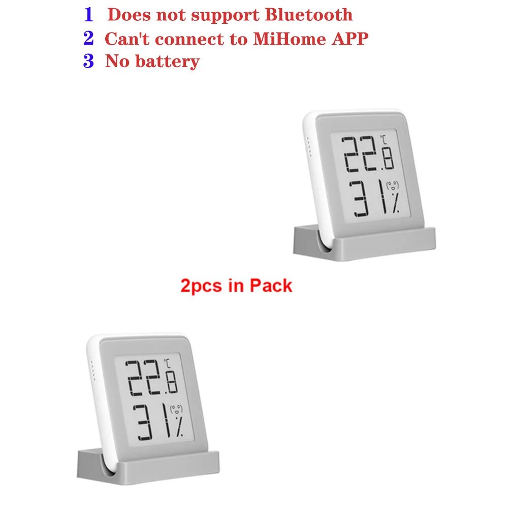 MI Цифровой термогигрометр 2PCS