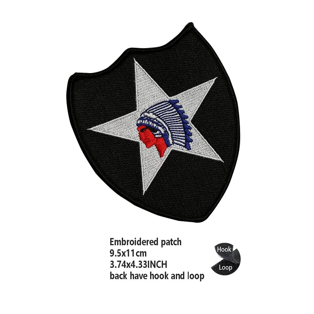 Патчи для одежды 3D вышитые Черный, hook Loop patch 19