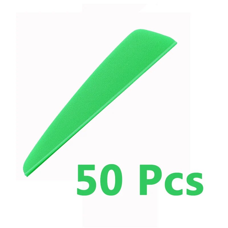 50/100 шт. 2 дюйма, перья из ТПУ, пластиковые перья для стрел, красные/оранжевые/черные болты для стрел, аксессуары для стрельбы из лука