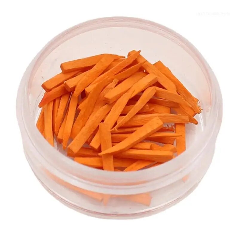 Одноразовые межзубные деревянные конусообразные шпатели DENTOSEE, 50 шт. orange