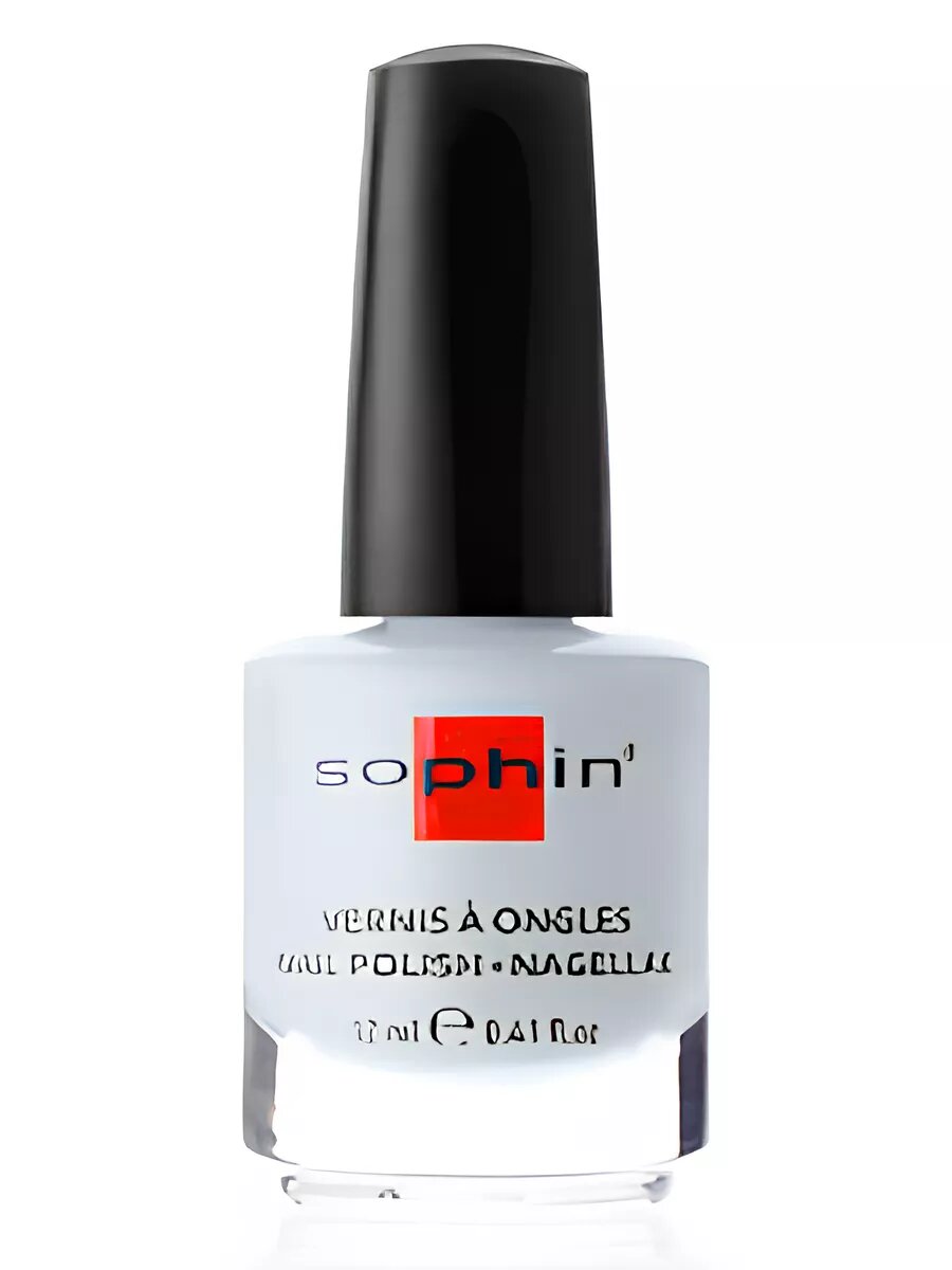 Лак для ногтей Sophin №357, для маникюра и педикюра, светлый серо-голубой с тончайшим перламутровым шиммером, 12мл