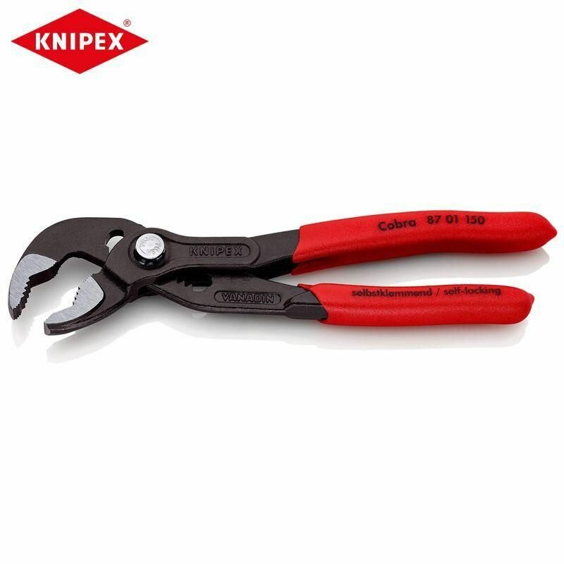 KNIPEX 87 01 150 -1 Плоскогубцы для водяных насосов Cobra, 6-дюймовый прецизионный высокопроизводительный инструмент