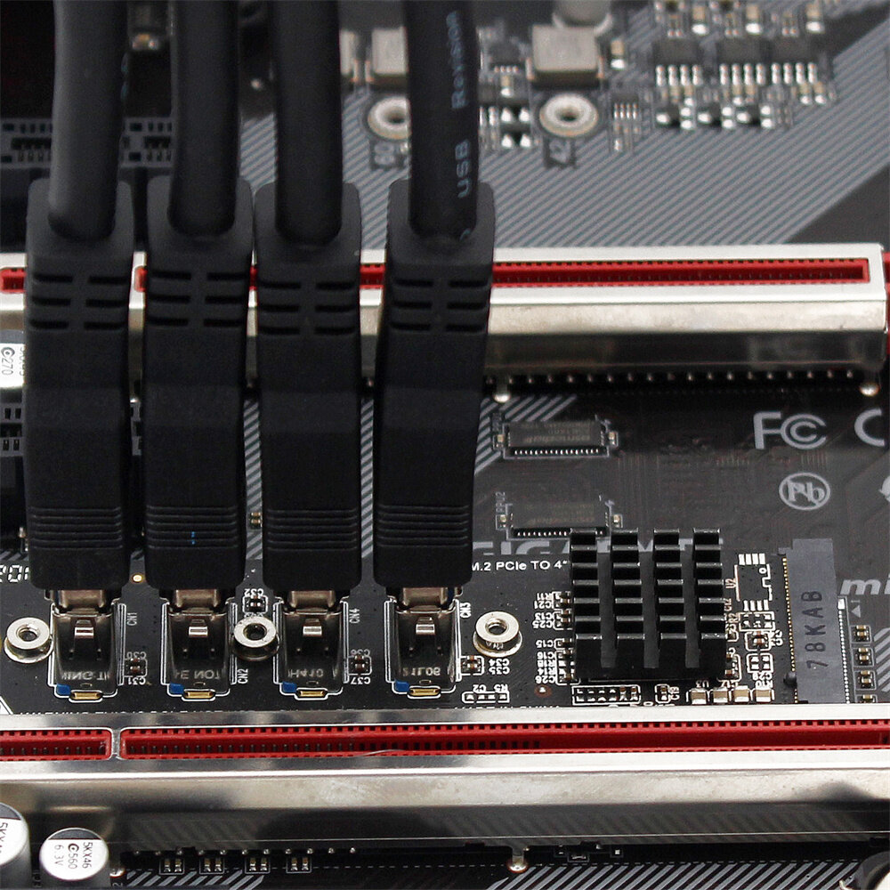 1 X Карта адаптера M.2 к Pcie Pci-E Высокоскоростная Графическая карта расширения Pcie M-Key