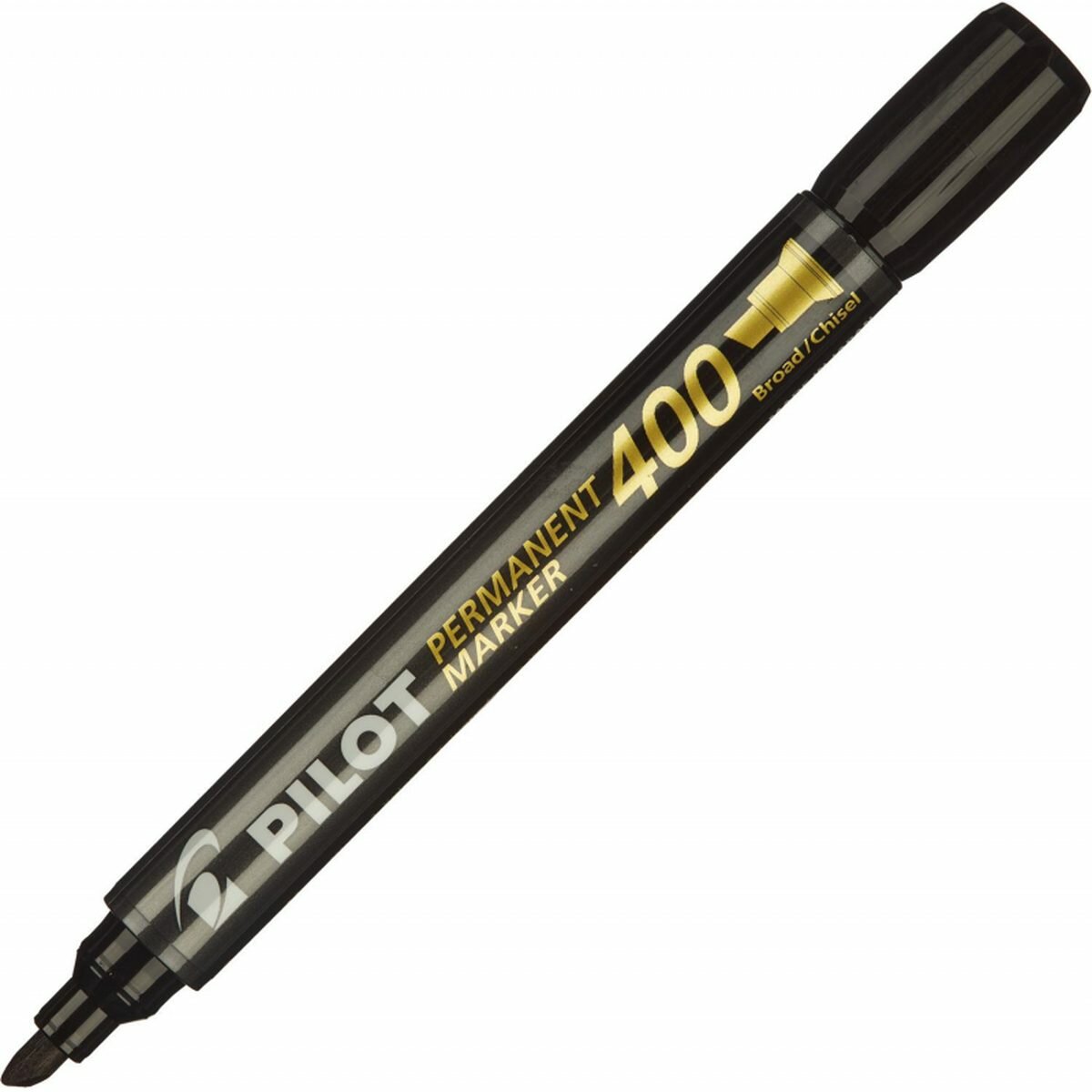 Маркер перманентный Pilot SCA-400 (1-4мм, скошенный наконечник, черный) (SCA-400-B)