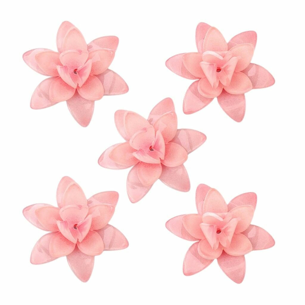 Ювелирные изделия из смолы ручной работы, Лотосы, Ассортимент цветов/листьев, Аксессуары для поделок своими руками