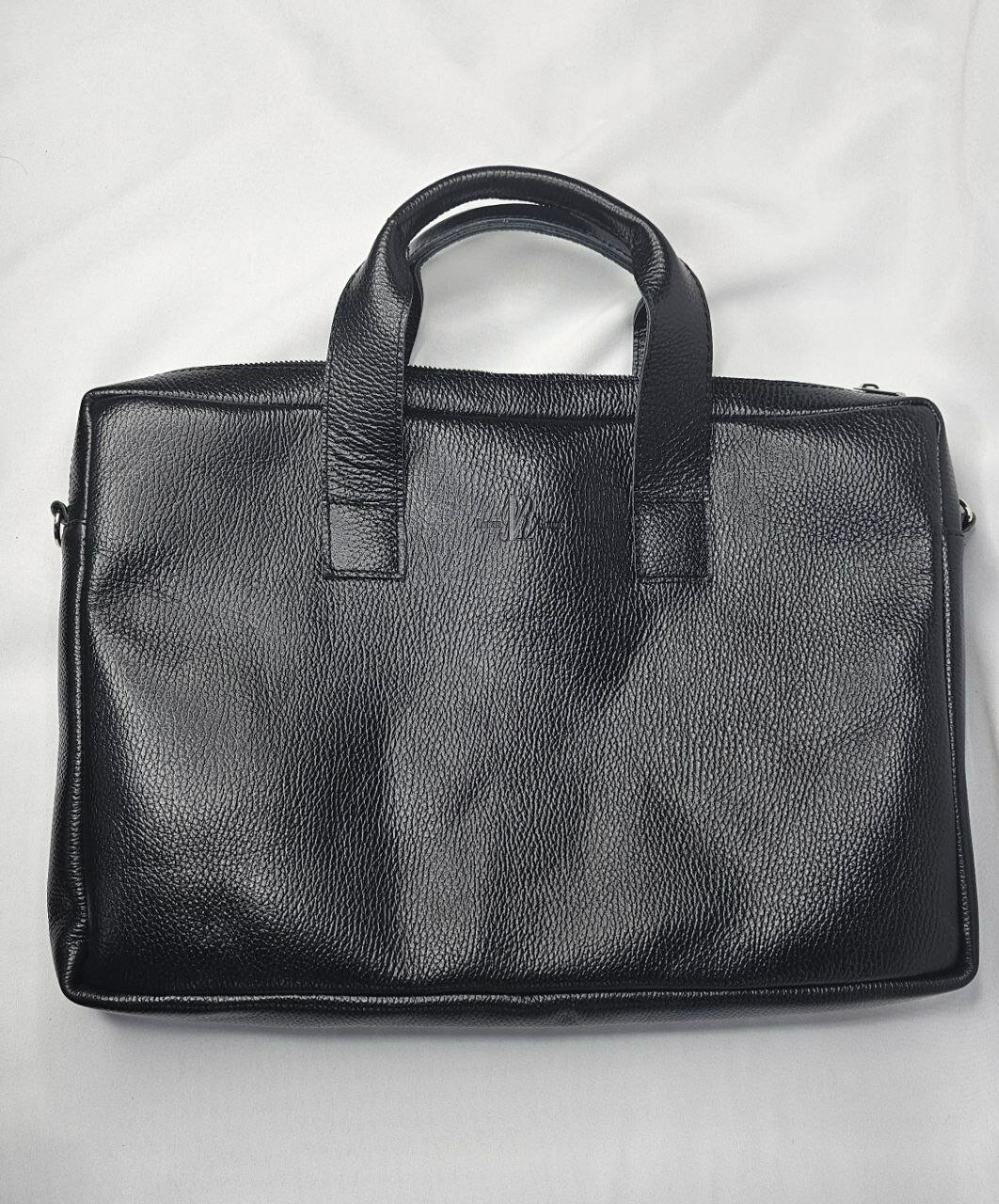 Кожаная Сумка для ноутбука 17 и 17,3 и документов а4