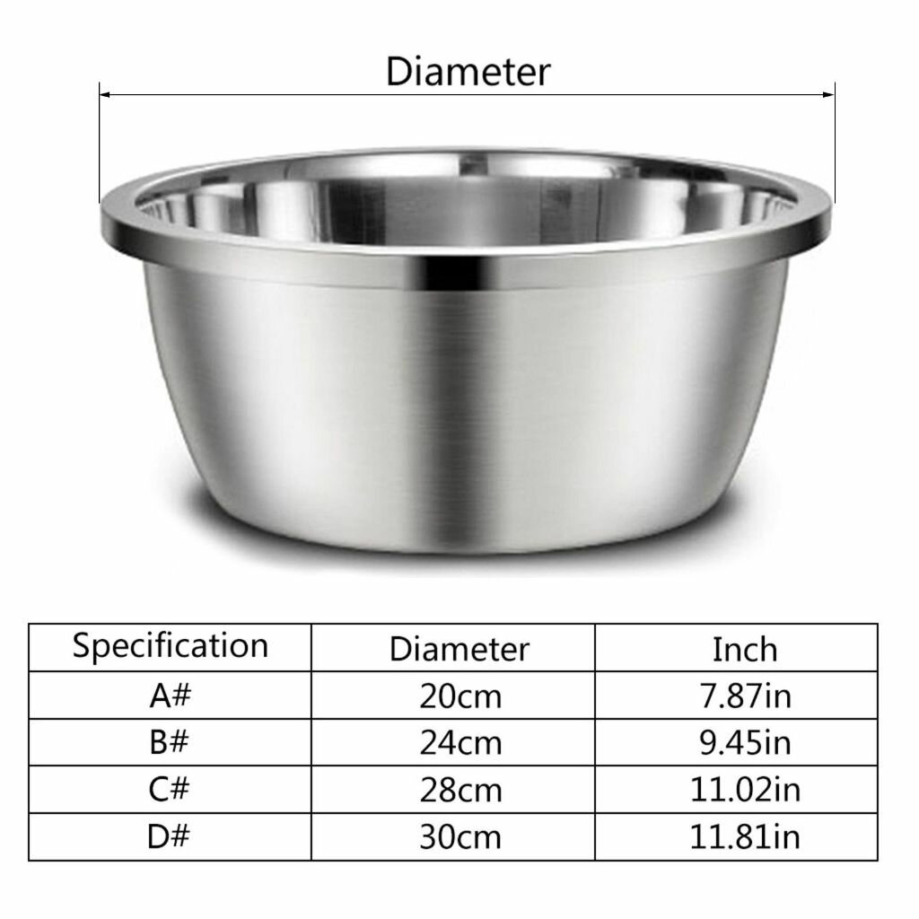 Миска для собак из нержавеющей стали-28 см