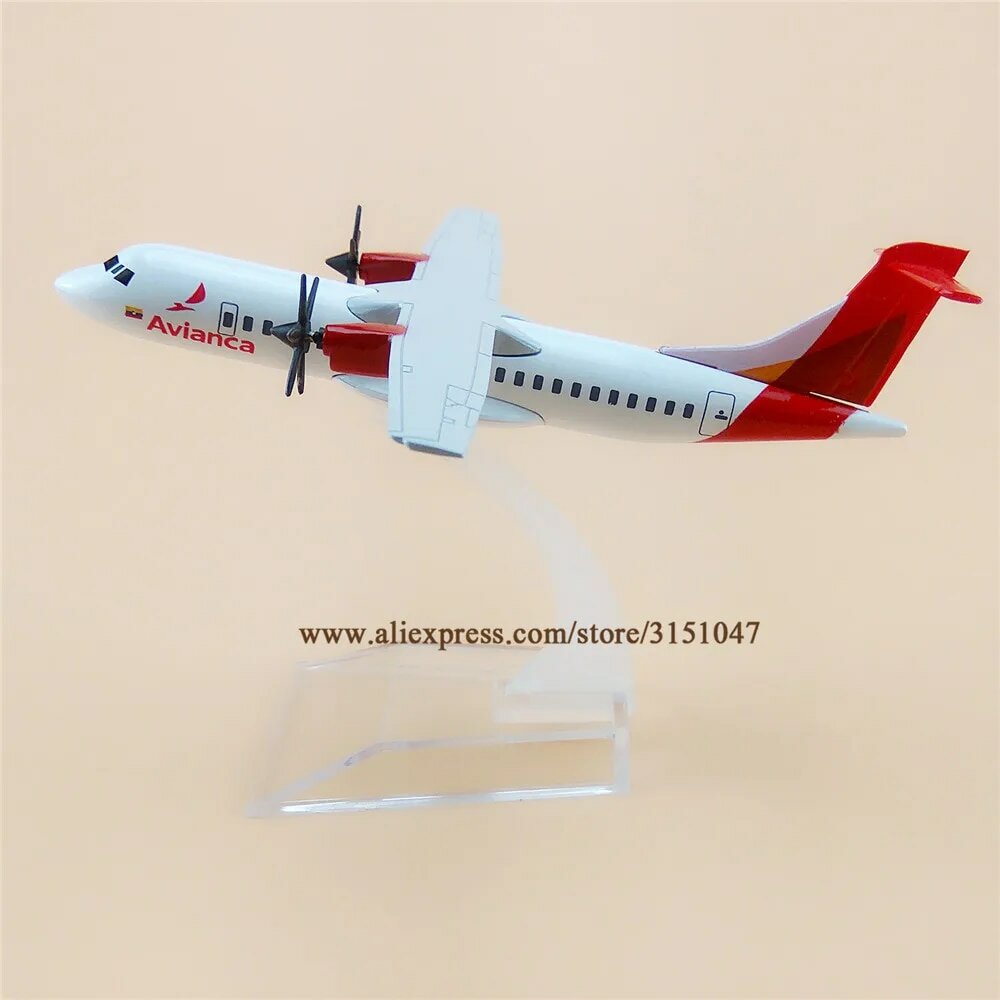 16 см Air Avianca ATR-600 ATR Airlines Модель самолета Металлическая литая модель самолета Самолет Airways Подарок