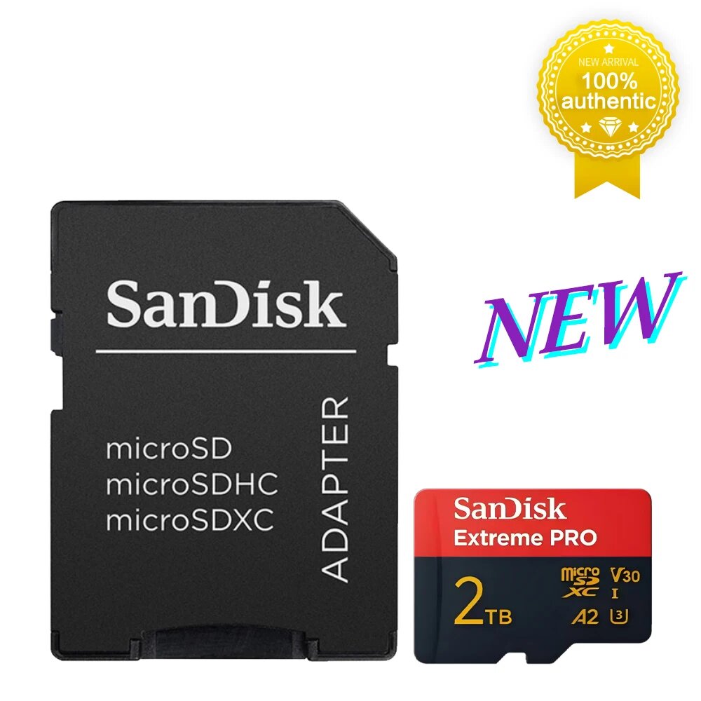 SanDisk Extreme Pro Micro SD карта памяти 64G 128G 256G 512G 1T 2TB 2TB -Newest