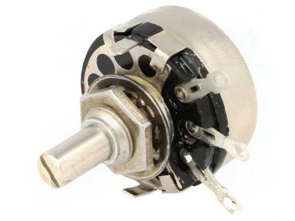 Потенциометр TELPOD SP-1.2 2K2 A 20P3 однооборотный, моно, углеродистый, 6 мм, 2,2 кОм, 2 Вт, 1 шт